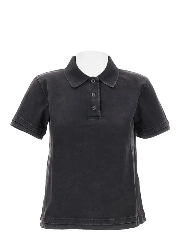 JW Anderson Cotton Polo - Black