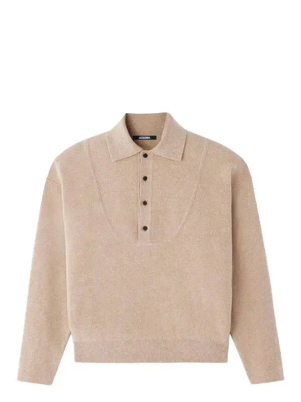 Jacquemus The Balloon Knit Sweater - Beige