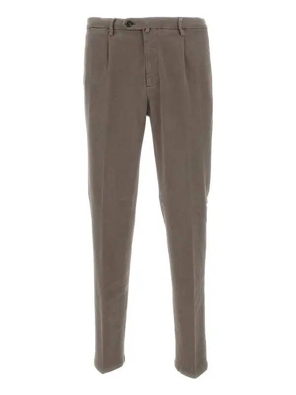 BRIGLIA 1949 Tailored Trousers - Beige