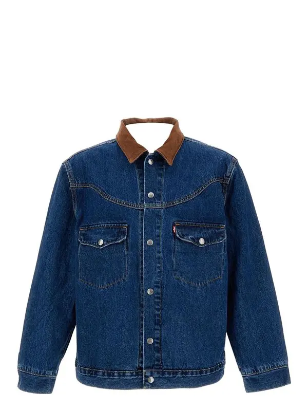 LEVI'S Denim Western Jacket - Blue
