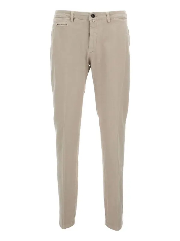 BRIGLIA 1949 Tailored Trousers - Beige