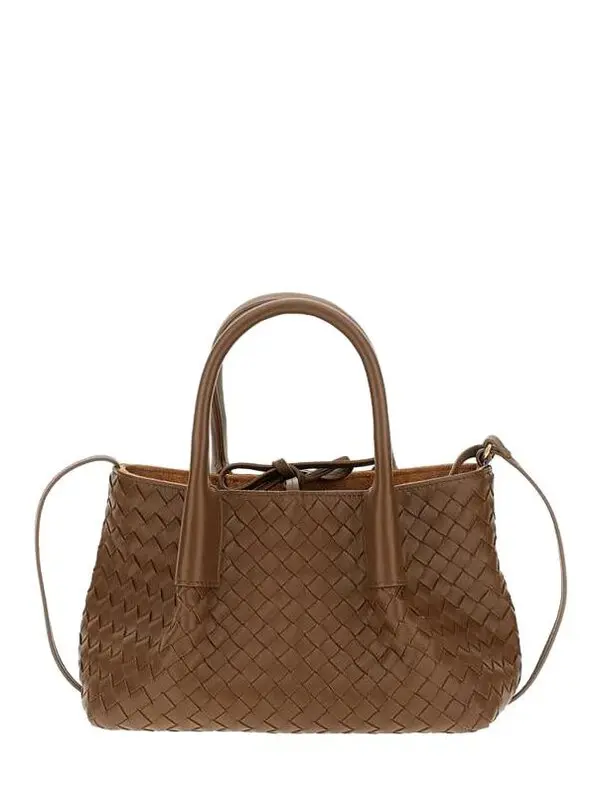 Bottega Veneta Small Pinacoteca Bag - Brown