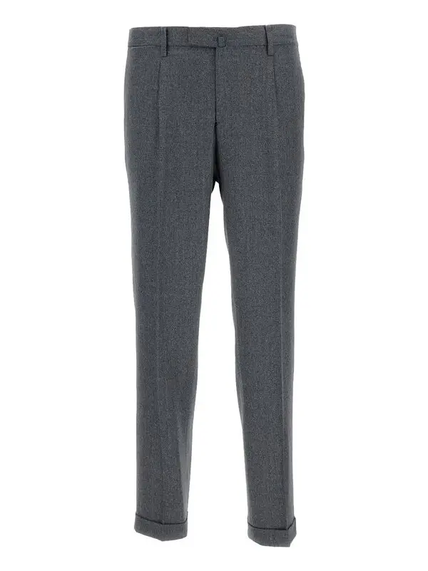 BRIGLIA 1949 Tailored Trousers - Grey