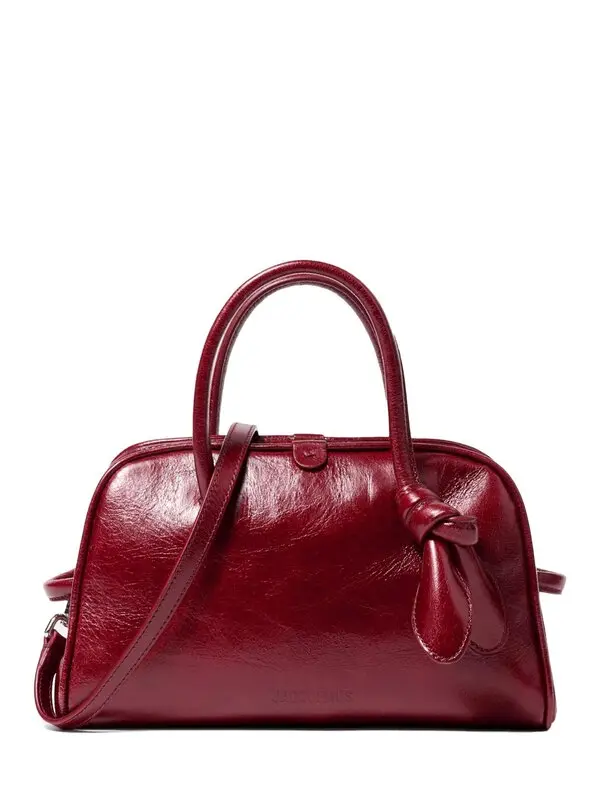 Jacquemus Le Petit Turismo Mini Bowling Bag - Red
