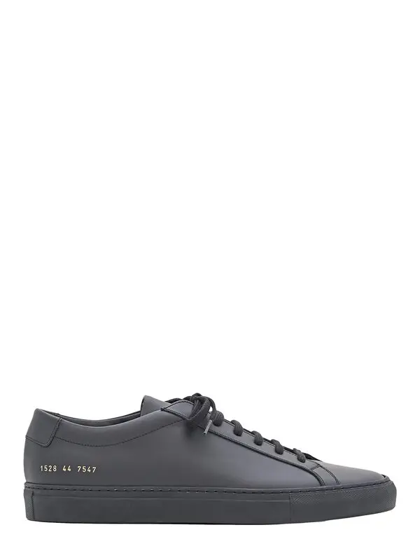 COMMON PROJECTS Achilles Low Leather Sneakers - Black