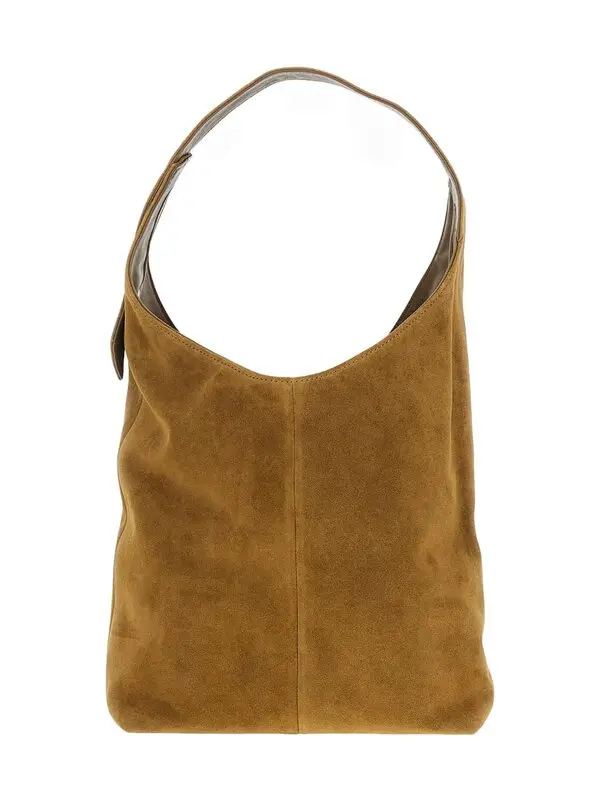 MAEDEN Suede Shoulder Bag - Brown