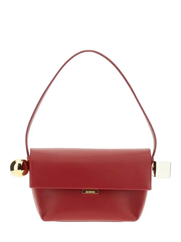 Jacquemus Le Rond Carre Clutch - Red