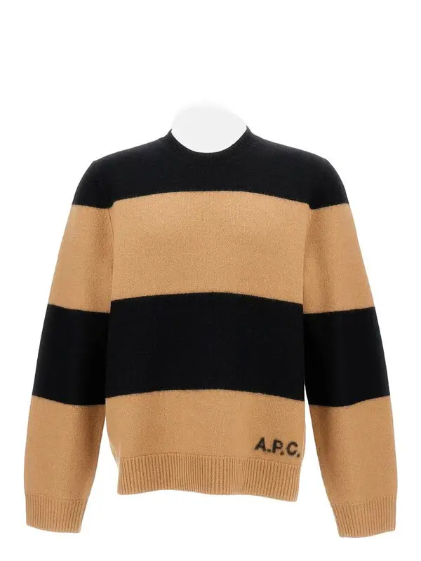 A.p.c. Edwardo Striped Wool Sweater - Multicolor
