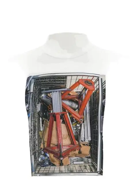 Junya Watanabe Cotton Jersey Thomas Struth - White