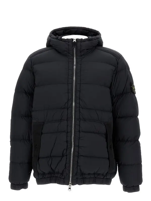 Stone Island Padded Puffer Jacket - Black
