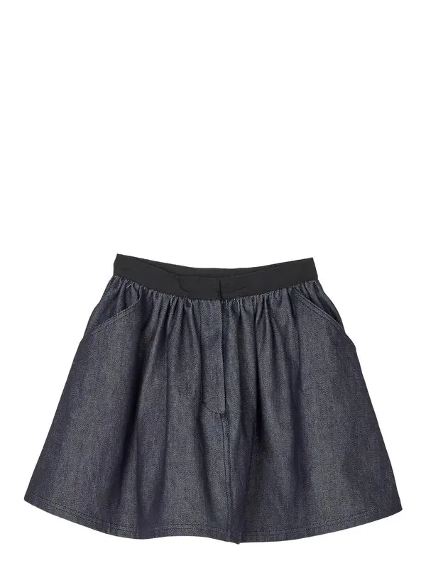 Cecilie Bahnsen Bobbi Denim Mini Skirt - Blue