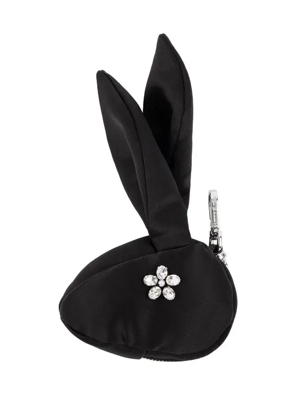 Simone Rocha Hare Coin Purse Bag Charm - Black