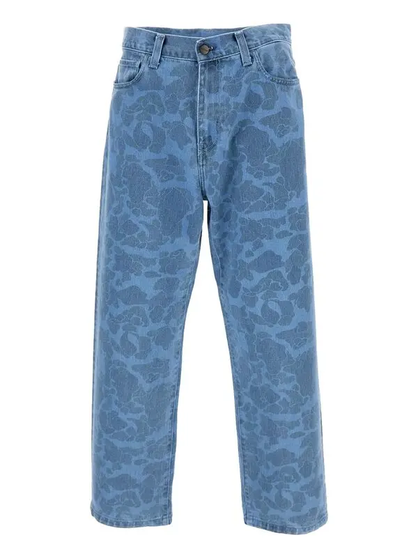Carhartt Work In Progress Maitland Camo Duck Denim Pants - Blue