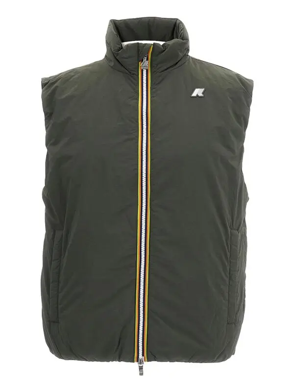 K-WAY Padded Gilet - Green