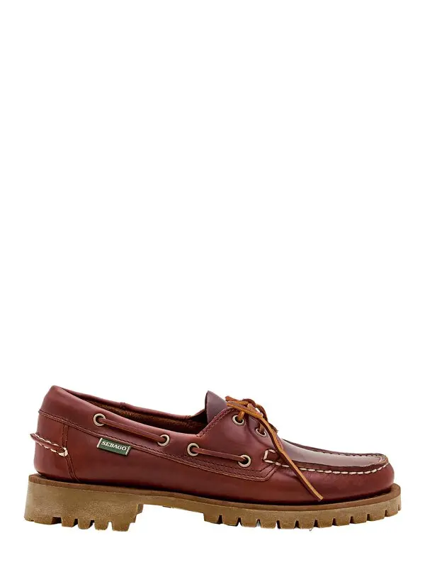 SEBAGO Ranger Waxy Moccasins - Red