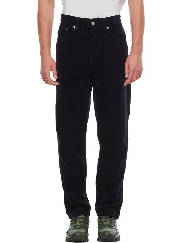 Carhartt Work In Progress Newel Tapered Relaxed Fit Trousers - Blue