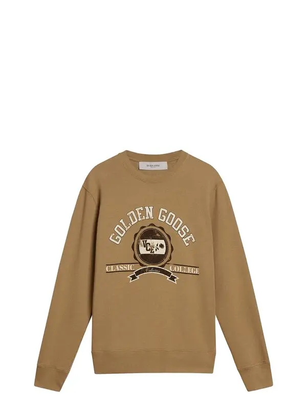 Golden Goose Crewneck Sweatshirt - Beige