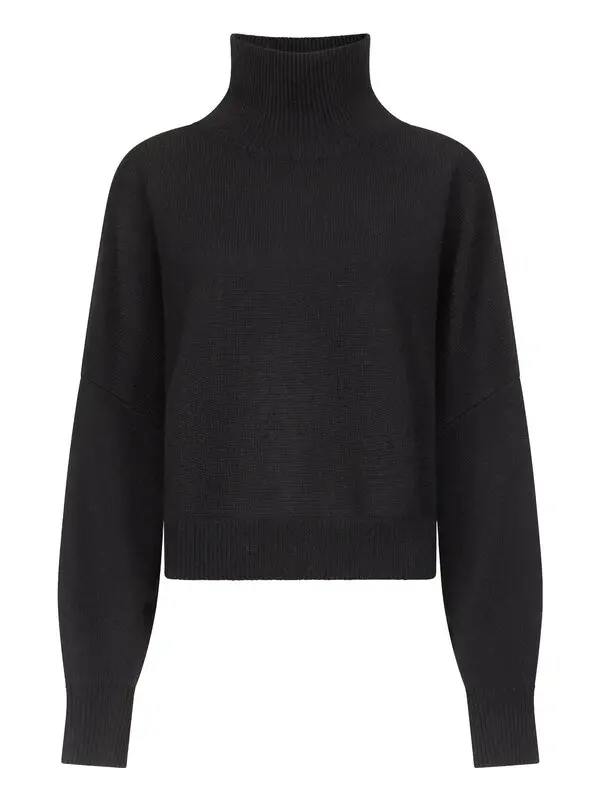 Loulou De Saison Luke Turtleneck Sweater - Black