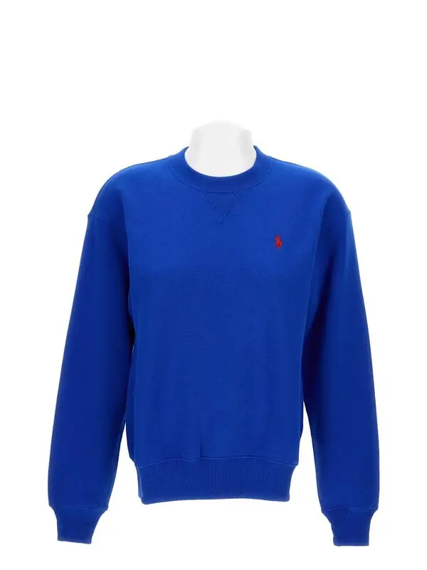 Polo Ralph Lauren Cotton Blend Crewneck Sweatshirt - Blue