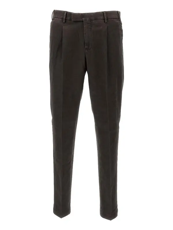 PT TORINO Straight-leg Trousers - Brown