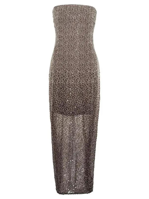 Remain Birger Christensen Sequin Sheath Dress - Grey