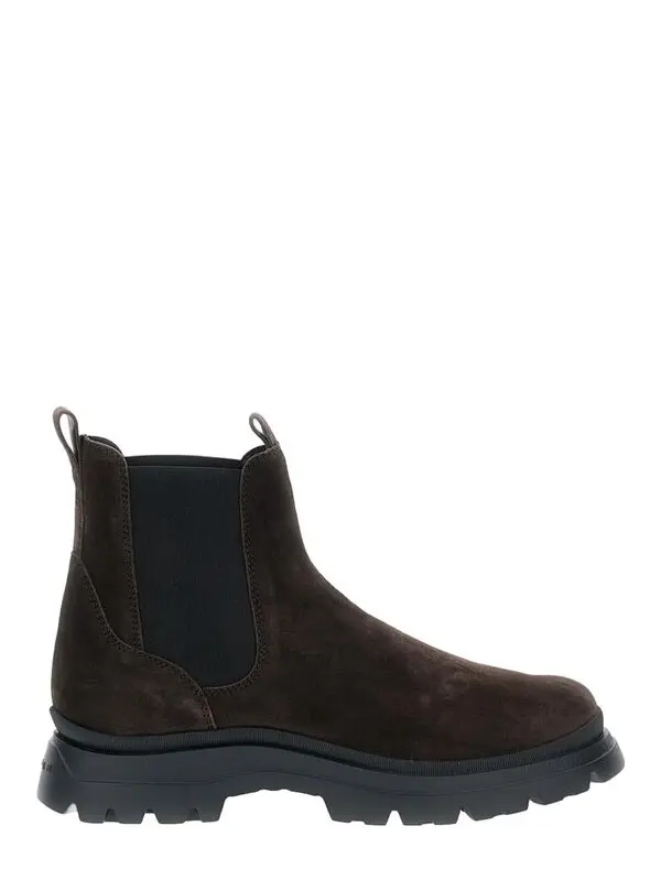 Hogan Chelsea Ankle Boot - Brown