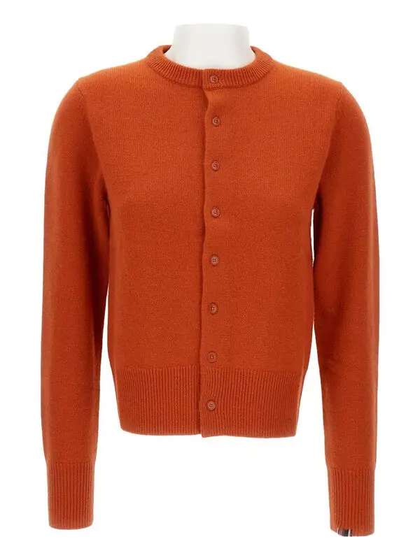 EXTREME CASHMERE X Little Lamb Cashmere Cardigan - Orange
