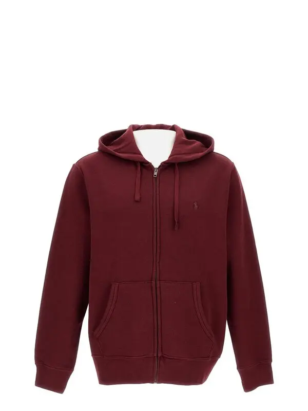 Polo Ralph Lauren Zip-up Hoodie - Red