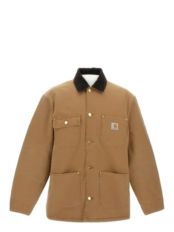 Carhartt Work In Progress Coat Og Dearborn - Beige