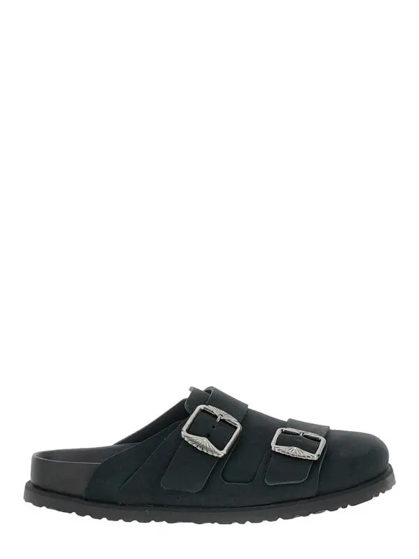 BIRKENSTOCK Becomes Berlin 222 West Suede Exq - Black