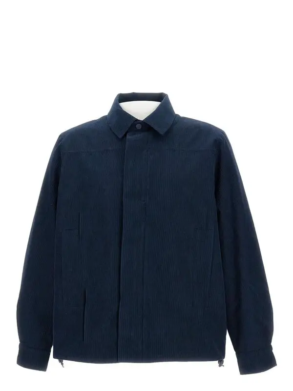 K-WAY Ribbed Knit Jacket - Blue
