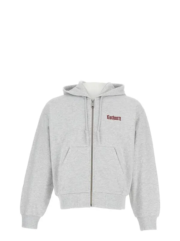 Carhartt Work In Progress Zip-up Hoodie - Grey