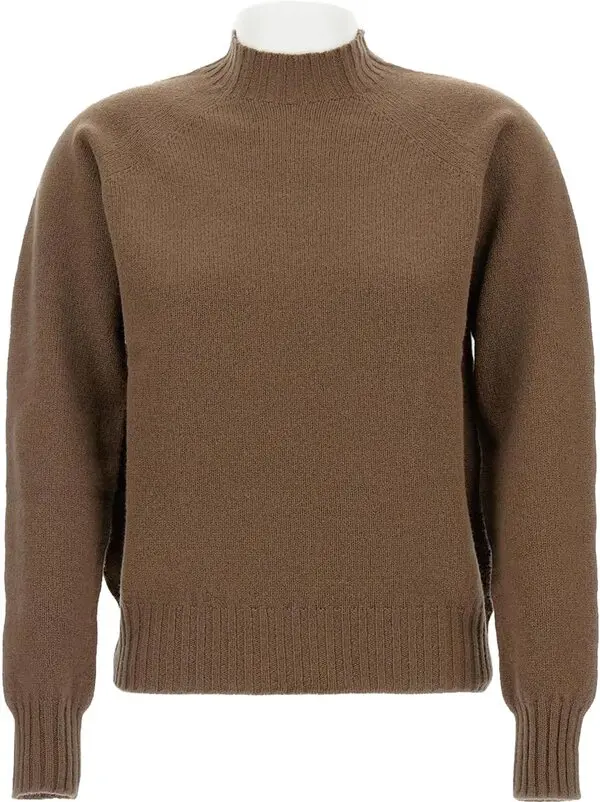DRUMOHR Wool Crewneck Sweater - Brown