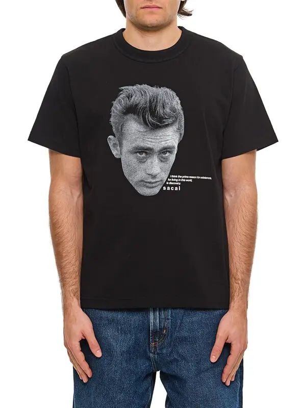 Sacai James Dean T-shirt - Black