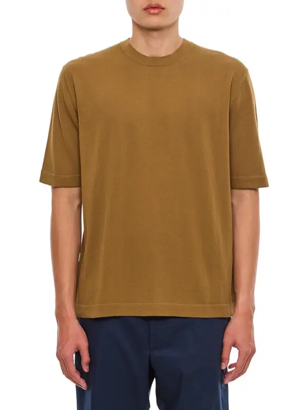 K-WAY Combe Cotton T-shirt - Brown