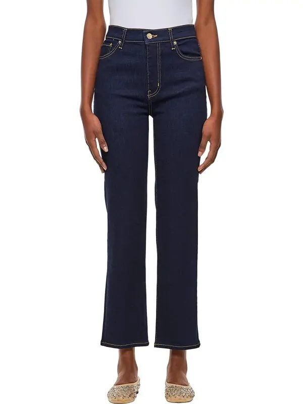 FRAME The Sleek Straight Jeans - Blue