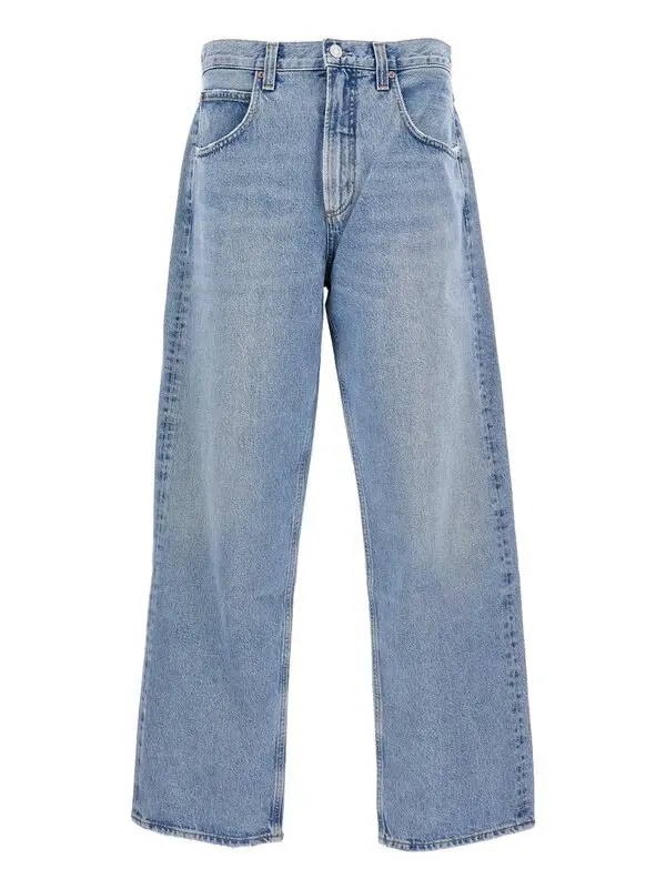 AGOLDE Straight-leg Jeans - Sky Blue