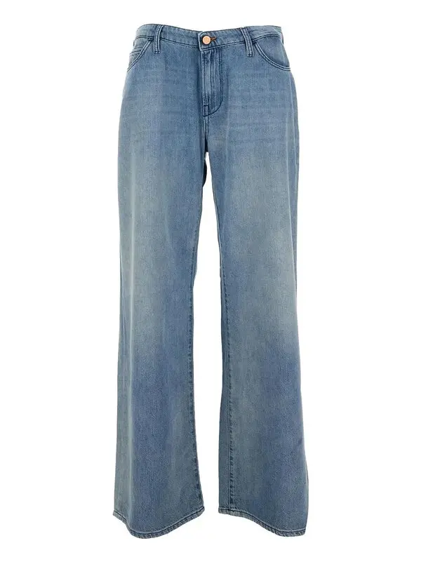 3x1 Charlie Wide Leg Jeans - Sky Blue