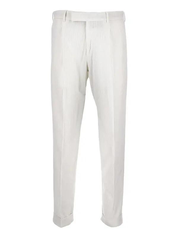 PT TORINO Corduroy Trousers - White