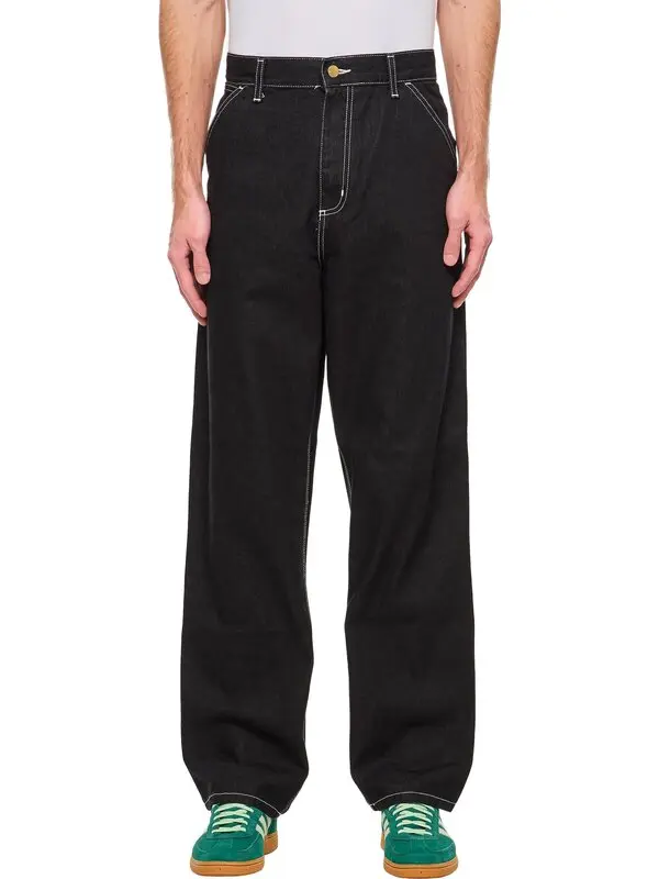 Carhartt Work In Progress Jeans With Large Pockets - Black