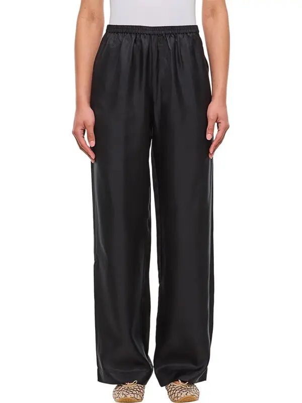 Loulou De Saison Straight Trousers - Black