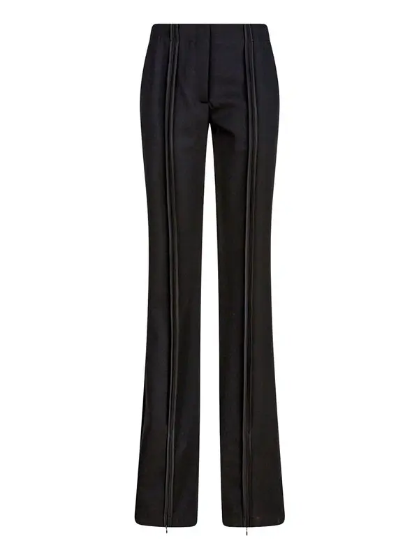 Attico Wool Trousers - Black