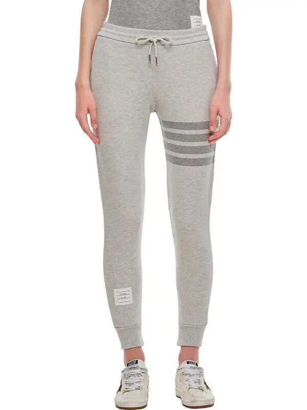 Thom Browne Cotton Joggers - Grey