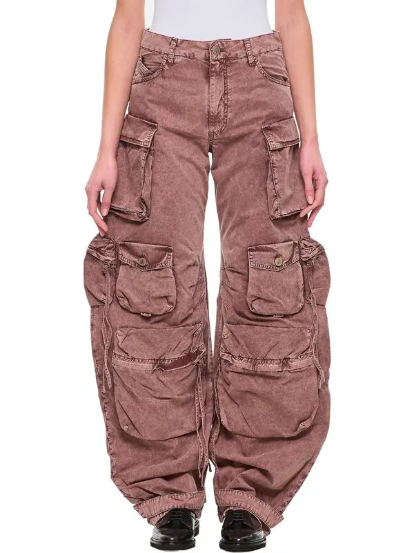 Attico Fern Long Pants - Brown