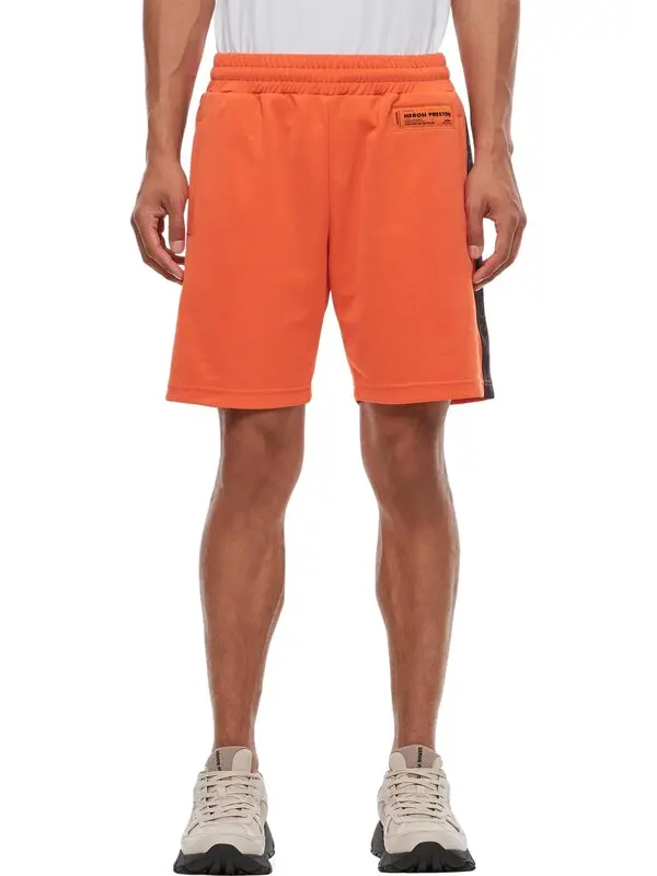 Heron Preston Logo Trackshorts - Orange