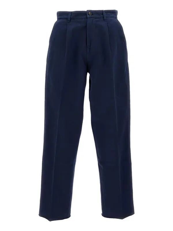 FAY Archive Pleated Trousers - Blue
