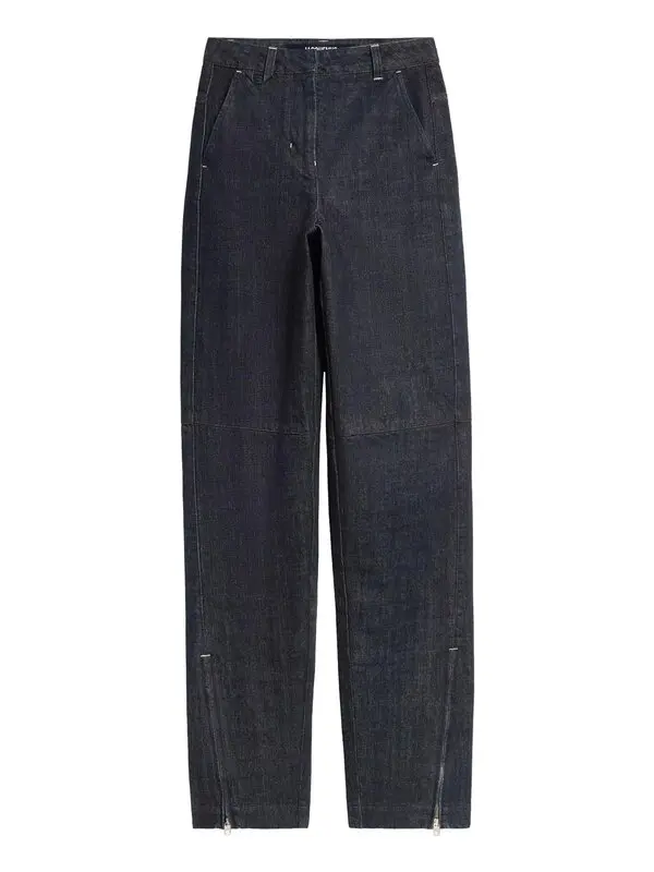 Jacquemus Cargo De-nîmes Straight Leg Jeans - Blue