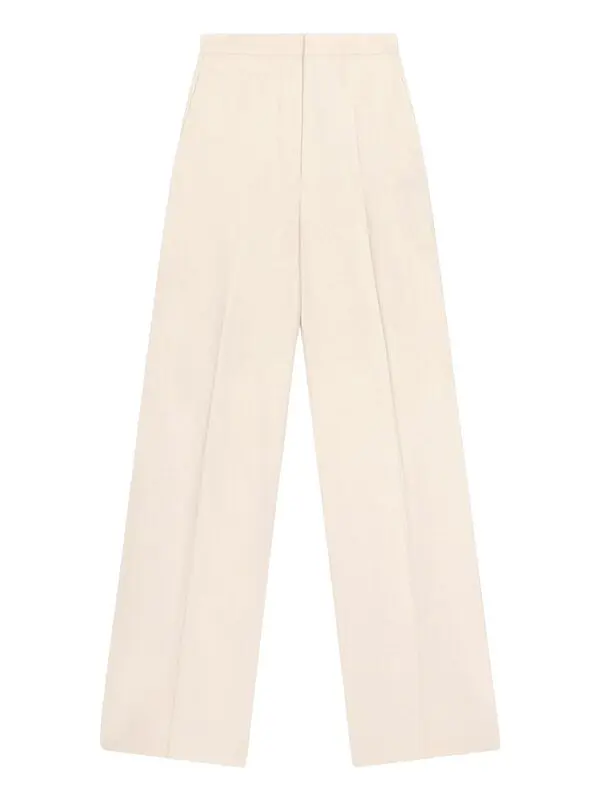 Loulou De Saison Straight Leg Trousers - White