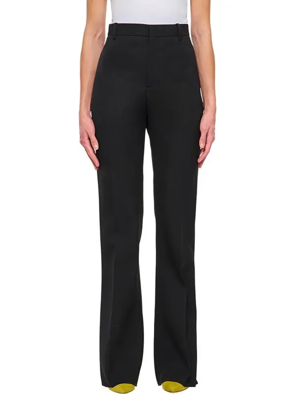 Bottega Veneta Tailored Flared Trousers - Black