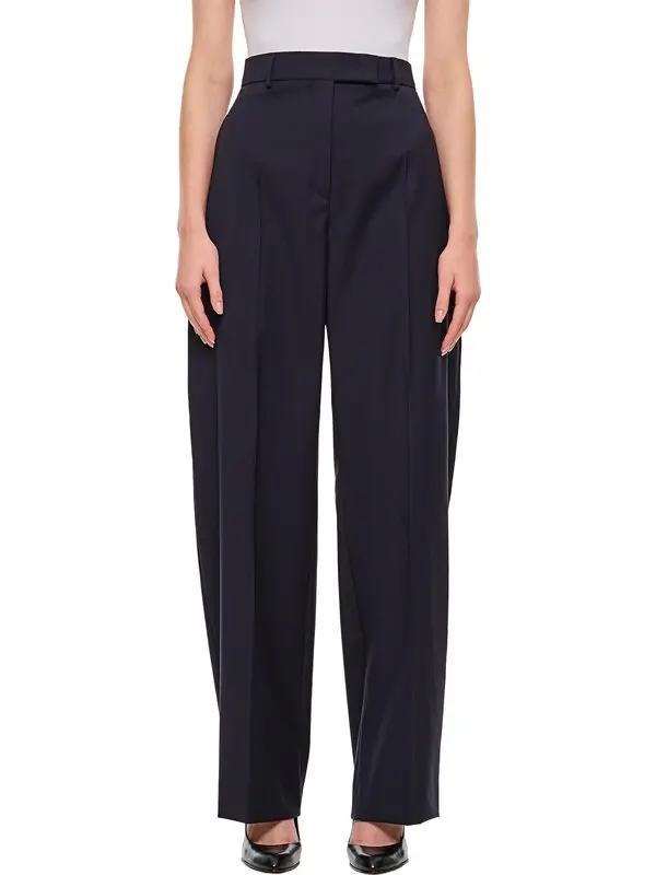 Sportmax Ampezzo Wide-leg Trousers - Blue